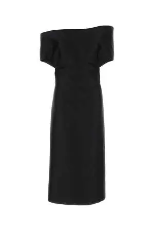 JIL SANDER Taffeta Dress - Black