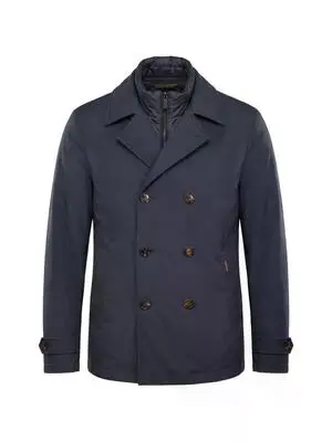 MOORER Albieri Double-breasted Satin Jacket