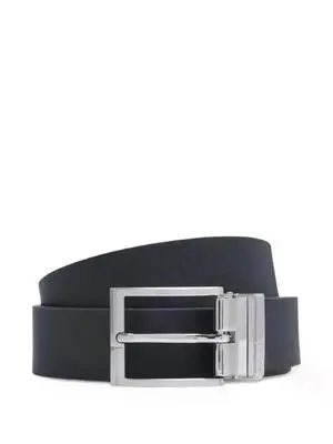 BOSS Reversible Belt In Italian Leather - Black