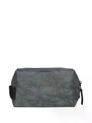 Rains Marble-print Wash Bag