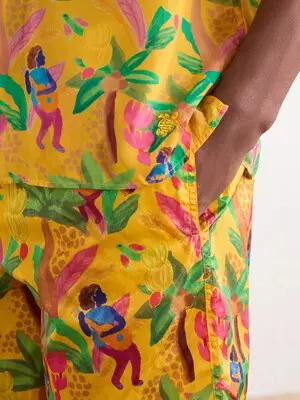Vilebrequin Charli Camp-collar Printed Habotai Shirt