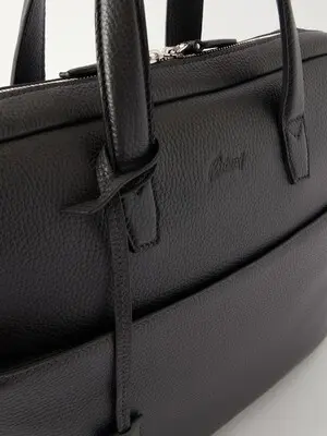Brioni Full-grain Leather Briefcase