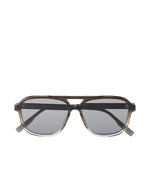 Dior Dioribbon A1i Aviator-style Acetate Sunglasses - Brown