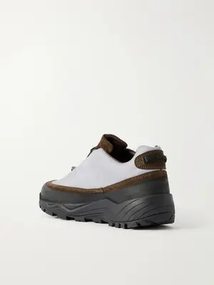 Diemme Rayon Vert Grappa Hiker Suede-trimmed Nylon Sneakers