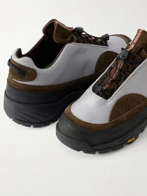 Diemme Rayon Vert Grappa Hiker Suede-trimmed Nylon Sneakers
