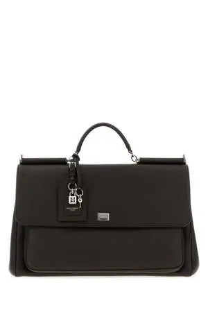 Dolce & Gabbana Dark Leather My Sicily Handbag - Brown