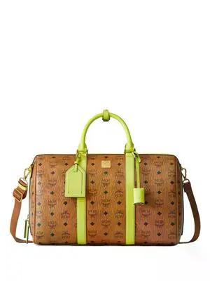 Mcm Ottomar Visetos Weekender Bag - Brown