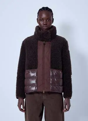Moncler Glorieux Zipped Jacket - Brown