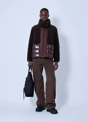 Moncler Glorieux Zipped Jacket - Brown