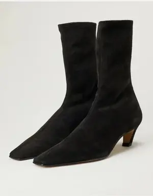 Khaite Suede Ankle Boots