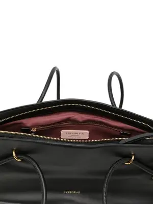 COCCINELLE Logo-print Leather Shoulder Bag