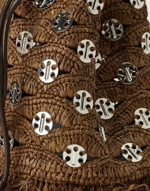 Rabanne Logo-embossed Bucket Bag