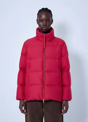 Moncler Vivantesse Short Down Jacket - Red