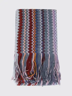 Missoni Wool And Acrylic Blend Scarf With Zig-zag Pattern And Fringes - Fa01