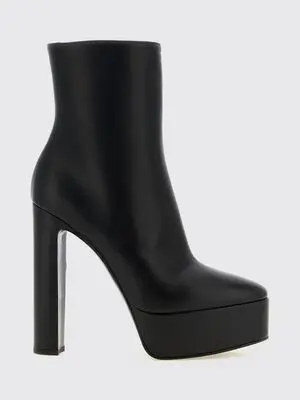 LE SILLA Nara Lambskin Ankle Boots With High Heel And Platform