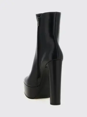 LE SILLA Nara Lambskin Ankle Boots With High Heel And Platform