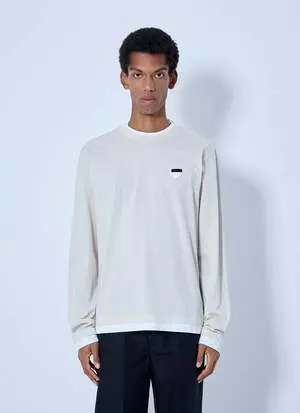 Prada Long- Sleeve Cotton T-shirt