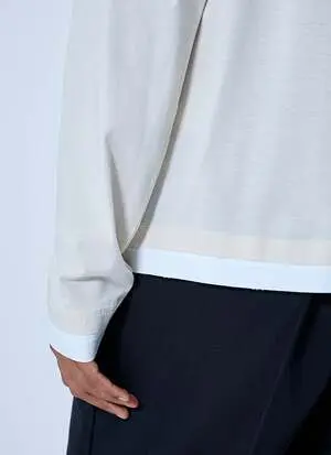 Prada Long- Sleeve Cotton T-shirt