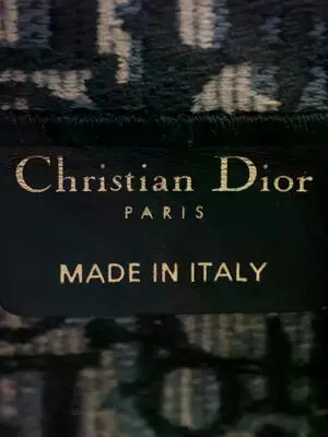 Dior 2010-2026 Medium Oblique Embroidered Canvas Book Tote Bag