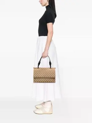 Gucci 2000-2015 Gg Canvas Flap Handbag
