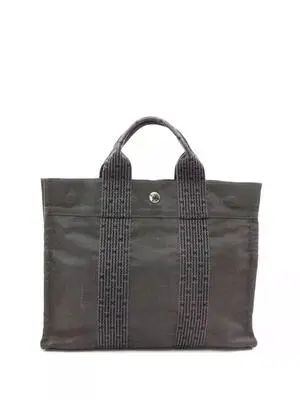 Hermès 1990-2010 Canvas Herline Pm Tote Bag