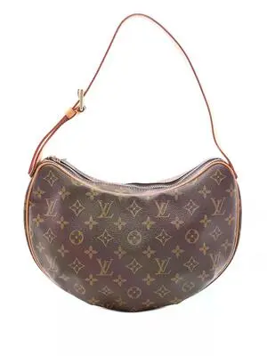 LOUIS VUITTON 2003 Monogram Croissant Mm Hobo Bag