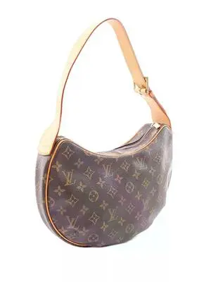 LOUIS VUITTON 2003 Monogram Croissant Mm Hobo Bag