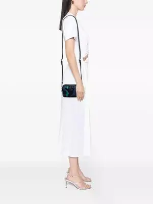 Prada 2000-2013 Mini Tessuto Camouflage Double Zip Camera Bag Crossbody Bag