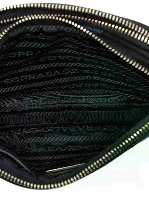 Prada 2000-2013 Mini Tessuto Camouflage Double Zip Camera Bag Crossbody Bag