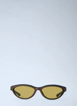 Jacquemus Jacquemus Women Curvo Sunglasses Brown