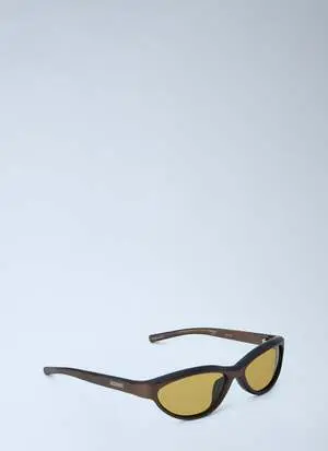 Jacquemus Curvo Sunglasses - Brown