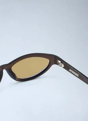 Jacquemus Curvo Sunglasses - Brown