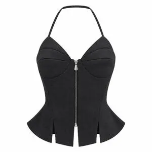 Sélone Thalia Sculpted Zip Corset Top