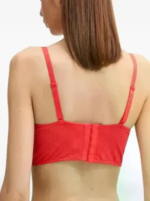 Chantelle Spice Embroidered Lace-trim Bra