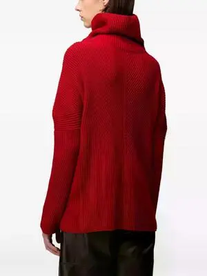 RETORI Ribbed-knit Wool Sweater - Red