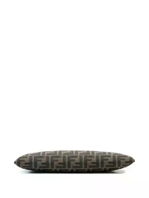 Fendi 2010-2026 Medium Ff Jacquard Flat Baguette Pouch Clutch Bag
