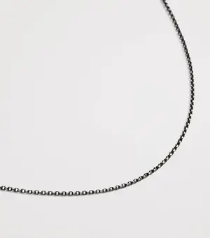 Monica Vinader Sterling Diamond-cut Rolo Chain