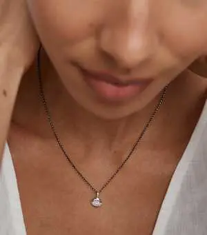 Monica Vinader Sterling Diamond-cut Rolo Chain