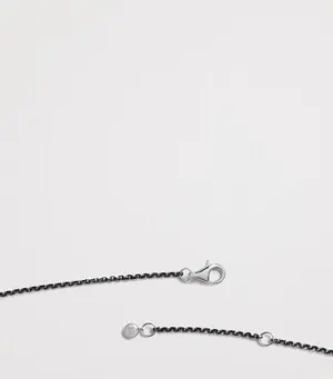 Monica Vinader Sterling Diamond-cut Rolo Chain