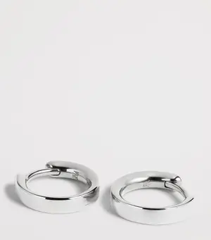 Monica Vinader Sterling Huggie Earrings