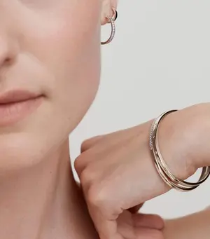 Monica Vinader Sterling Huggie Earrings