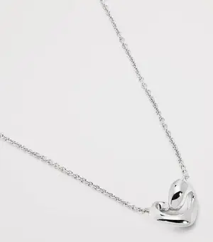 Monica Vinader Sterling Small Infinity Heart Necklace