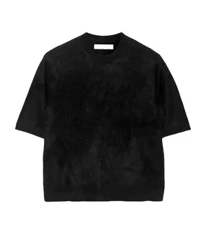 ALLSAINTS Cashmere Ada Short-sleeve Sweater - Black