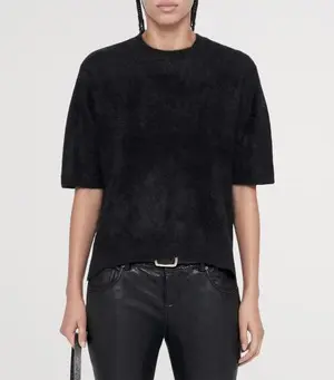 ALLSAINTS Cashmere Ada Short-sleeve Sweater