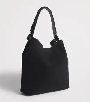 VIVIENNE WESTWOOD Large Suede Lottie Shoulder Bag