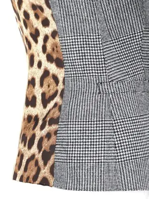 Dolce & Gabbana Gilet In Flanella Principe Di Galles