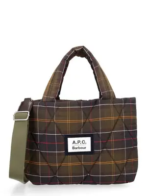 BARBOUR X A.P.C. Barbour X A. P.c. Borsa Con Motivo Tartan - Multicolour