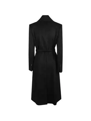 Patrizia Pepe Belted Wool Coat