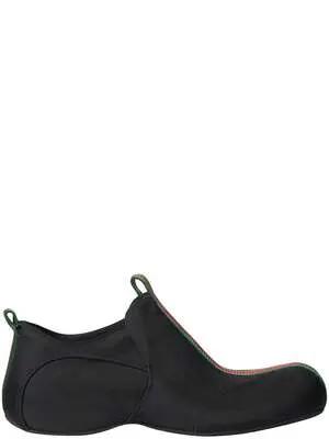 GUCCI GUCCI Drip Sneaker In Black Nylon With Web Stripe And Reinforced Toe