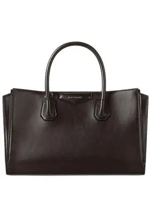 Givenchy Borsa Catchall Antigona Piccola In Pelle Fiore Lucida - Brown